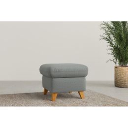 Home Affaire Polsterhocker &raquo;Trelleborg&laquo; passend zur Serie "Trelleborg", incl. Stauraum grau 100% Polyester B/H/T: 58cm x 48cm x 58cm, Chenille-Optik