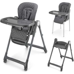 Kinderkraft Hochstuhl &raquo;TULO&laquo; () grau B/H/T: 52cm x 112cm x 82,5cm