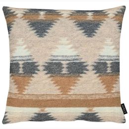 Apelt Dekokissen &raquo;Sierra&laquo; braun Obermaterial: 65% Wolle, 35% Polyester B/L: 49cm x 49cm, 1 Stk.