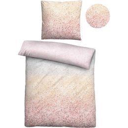 Biberna Bettw&auml;sche &raquo;Isabella&laquo; 2 Stk. feiner Glanz + weicher Griff, pflegeleicht, ganzj&auml;hrig einsetzbar, RV bunt Mako-Satin, Obermaterial: 100% Baumwolle B/L: 