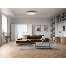 Musterring Wohnlandschaft &raquo;MR 2490 Ecksofa mit erstklassigem Sitzkomfort, Long-Life-Leder&laquo; Fu&szlig; schwarz, Sitzh&ouml;he 48cm, wahlweise mit Funktionen, Ma&szlig;e 342x207 cm 