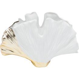 KARE Tischvase &raquo;Vase Ginkgo Elegance&laquo; gold B/H/T: 25,5cm x 17,5cm x 8,5cm