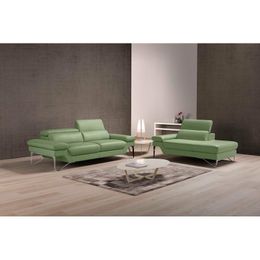 Egoitaliano Polstergarnitur &raquo;Princess Design und Sitzkomfort im Einklang, bequem und hochwertig&laquo; Set aus 2,5 Sitzer und freitehende Ottomane, Kopfst&uuml;tzen 