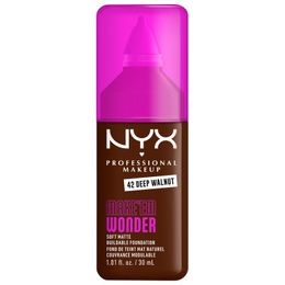 Nyx Cosmetics Nyx Professional Makeup Unisex NYX PROFESSIONAL MAKEUP Foundation &raquo;MAKE 'EM WONDER FOUNDATION&laquo; perfekter No-Makeup-Makeup-Look bis zum Full Glam braun