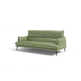 Egoitaliano 2,5-Sitzer &raquo;FUNNY, hochwertiges und aktuelles Design, bequeme R&uuml;ckenlehne&laquo; toller Sitzkomfort gr&uuml;n Leder B/H/T: 210cm x 90cm x 95cm, Leder