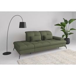 Sit & More sit&more Recamiere &raquo;Amica, inkl. Sitztiefenverstellung und Armteilverstellung&laquo; wahlweise mit Kopfteilverstellung und Stauraum gr&uuml;n 95% Polyester, 5% 