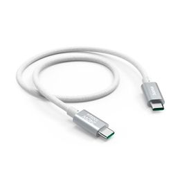 Hama USB-Kabel &raquo;Ladekabel, USB-C, 240W, "Full-Featured", 1,5m, wei&szlig;&laquo; USB Typ C USB-C USB-C 150 cm Daten&uuml;bertragung, Schnellladefunktion wei&szlig; Verbesserter 