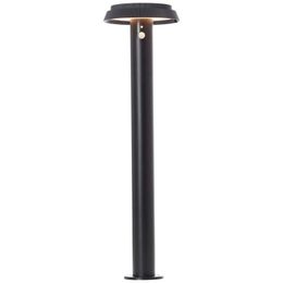 Brilliant LED Sockelleuchte &raquo;Alvero&laquo; 1 Stk. Warmwei&szlig; LED Au&szlig;enstehleuchte, Solar, schwarz schwarz &Oslash; 20cm H: 70cm, 1 Stk.