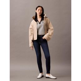 Calvin Klein Jeans Damen Skinny-fit-Jeans &raquo;MID RISE SKINNY&laquo; Mit G&uuml;rtelschlaufen blau 32, L&auml;nge 32