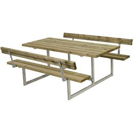 Plus Garten-Essgruppe &raquo;&raquo;Basic&laquo; Kombim&ouml;bel mit 2 R&uuml;ckenlehnen&laquo; 1 Stk. tlg. 177x184x75/45 cm beige B/H/T: 184cm x 75cm x 177cm
