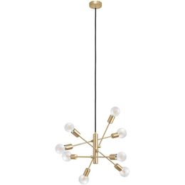 Eglo H&auml;ngeleuchte &raquo;GRADOLI 1 Pendellampe, Stahl, IP20, E27, H&auml;ngelampe, Wohnzimmerlampe&laquo; E27 1 Stk. Elegante H&auml;ngelampe f&uuml;r Esszimmer, K&uuml;che oder 