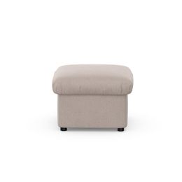 DOMO collection Hocker &raquo;Pegnitz&laquo; grau 92% Polyester, 8% Nylon B/H/T: 60cm x 39cm x 60cm, Feinstruktur