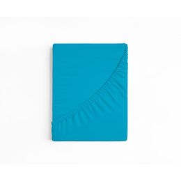 bellana Spannbettlaken &raquo;SleepStyle, aus 100% Baumwolle&laquo; formstabil und pflegeleicht, f&uuml;r Matratzen bis 20 cm H&ouml;he blau Jersey, Obermaterial: 100% 