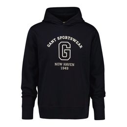 Gant Sweatshirt male size XXS Black / Wool white