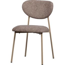 Woood Esszimmerstuhl &raquo;Valor Webstoff mit farblich passendem Metallgestell H77 x B46 x T56 cm&laquo; (Set) 2 Stk.(Set, 2 St) Tragkraft 120 kg, Hohe 