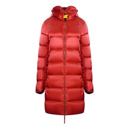 Parajumpers Marion Rote lange Daunenjacke mit Kapuze