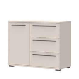 OTTO home Kommode &raquo;Opera Kombikommode, Sideboard, Schubladenkommode, Breite 107 cm&laquo; UV lackiert, Soft Close Funktion, H&ouml;henverstellbare F&uuml;&szlig;e beige B/H