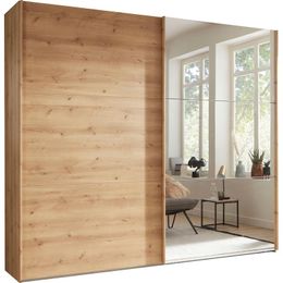 Wiemann Schwebet&uuml;renschrank &raquo;Korfu&laquo; hochwertige Beschl&auml;ge braun Glas, Holzwerkstoff B/H/T: 246,9cm x 236cm x 67cm, T&uuml;ren: 2 Stk.