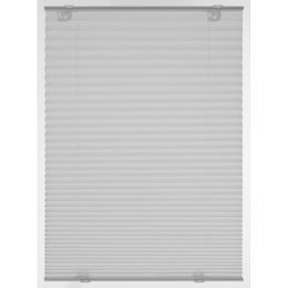 Gardinia Dachfensterplissee blickdicht ohne Bohren verspannt passend f&uuml;r Velux Dachfenster, in Crush-Optik grau Obermaterial: 100% Polyester 100cm, 