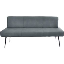 K+w Komfort & Wohnen K+W Komfort & Wohnen Essbank &raquo;Giacomo I Polsterbank&laquo; Metallf&uuml;sse in schwarz, wahlweise in der Breite 200cm oder 177cm blau B/H/T: 177cm x 87cm x 62cm,