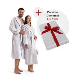 OTTO home Unisex-Bademantel &raquo;Fenya, 330 g/m&sup2;, Premium, Hotelbademantel, Morgenmantel, Sauna & Spa&laquo; 1 Stk. Rei&szlig;verschlusstaschen, weich mit GRATIS-