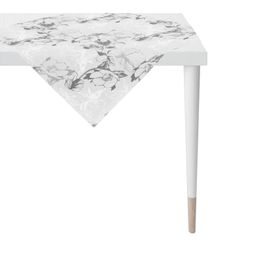 Apelt Mitteldecke &raquo;7403&laquo; linear gezeichnetes Blumenmotiv Obermaterial: 75% Baumwolle, 25% Polyester B/L: 100cm x 100cm, quadratisch