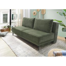 Jockenh&ouml;fer Schlafsofa &raquo;Maestro, B: 203 cm, Liegefl. 161x200 cm, Dauerschl&auml;fer&laquo; mit Schlaffunktion & Bettkasten, Tonnentaschenfederkern gr&uuml;n Korpus: 100% 