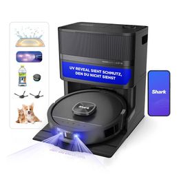 SHARK Saugroboter &raquo; PowerDetect UV Reveal 2-in-1 Saug- und Wischroboter RV3000XEEU&laquo; UV-Reveal-Technologie, 8 PowerDetect-Technologien schwarz 