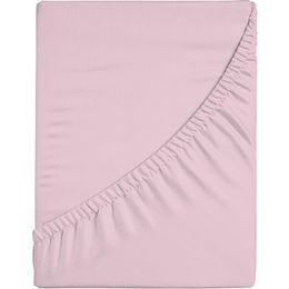 bellana Spannbettlaken &raquo;bellana premiumstretch&laquo; super elastisch rosa Jersey-Elasthan, Obermaterial: 95% Baumwolle, 5% Elasthan 1 Stk., Jersey-Elasthan