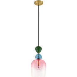 NOVA LUCE H&auml;ngeleuchten &raquo;MURANO&laquo; E14 1 Stk. Ohne Beleuchtung gr&uuml;n 1, &Oslash; 15,7cm H: 185,5cm, 1 Stk.