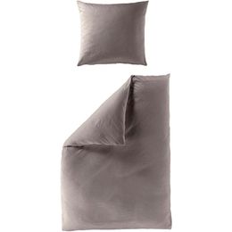 Bierbaum Bettw&auml;sche &raquo;4135&laquo; 2 Stk. Jersey-Melange, b&uuml;gelfrei, designed in Germany Jersey, Obermaterial: 50% Polyester, 25% Baumwolle, 25% Viskose B/L: 