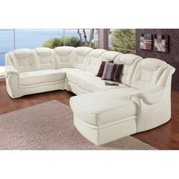 Sit & More sit&more Wohnlandschaft &raquo;Bellevue U-Form&laquo; wahlweise mit Schlaffunktion wei&szlig; PRIMABELLE-Microfaser (100% Polyester);SOFTLUX-Kunstleder;NaturLEDER (