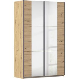 Rauch Schwebet&uuml;renschrank &raquo;Kleiderschrank Dreht&uuml;renschrank Schrank Garderobe KRONACH&laquo; in 3 Ausstattungen BASIC/CLASSIC/PREMIUM, Breiten 131/175/218/
