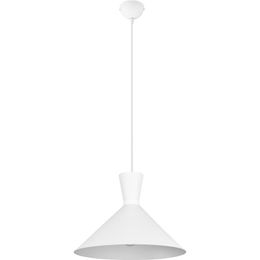 REALITY LEUCHTEN Pendelleuchte &raquo;Enzo&laquo; E27 1 Stk. warmwei&szlig; - kaltwei&szlig; H&auml;ngelampe 1-flammig, E27 max 28W (exkl.), h&ouml;henverstellbar, &Oslash; 35cm wei&szlig; 1, &Oslash; 