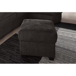 Sit & More sit&more Polsterhocker &raquo;Pandora&laquo; schwarz Luxus-Microfaser ALTARA NUBUCK (100% Polyester);Luxus-Microfaser (100% Polyester);Luxus-Microfaser (100% 