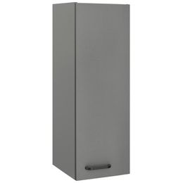 Optifit H&auml;ngeschrank &raquo;Elga&laquo; mit Soft-Close-Funktion und Metallgriff, Breite 30 cm grau Holzwerkstoff basaltgrau, B/H/T: 30cm x 89,6cm x 34,9cm, T&uuml;ren: