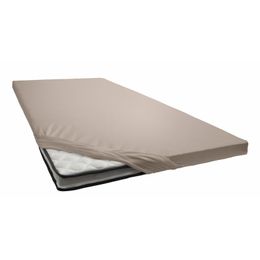 Estella Spannbettlaken &raquo;Jersey Topper aus Baumwolle mit Elasthan&laquo; f&uuml;r Topper bis 10 cm H&ouml;he grau Jersey, Obermaterial: 97% Baumwolle, 3% Elasthan B/L: 100cm x