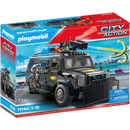 Playmobil Konstruktions-Spielset &raquo;SWAT-Gel&auml;ndefahrzeug (71144), My Action Heroes&laquo; Made in Europe; mit Licht und Sound bunt Einheitsgr&ouml;&szlig;e Konstruktions-Spielset