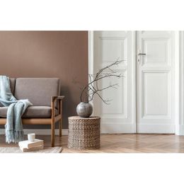 Livingwalls living walls Vliestapete &raquo;Unitapete Leausenstruktur - Vliestapete modern&laquo; matt strukturiert Moderne Vliestapete aus Leausenoptik Vlies B/L: 0,53m x 