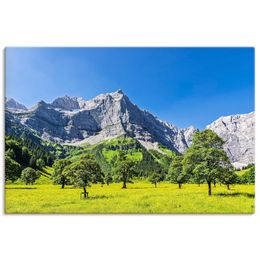Artland Wandbild &raquo;Gro&szlig;e Ahornboden im Ri&szlig;tal in &Ouml;sterreich&laquo; 1 Stk. tlg. als Alubild, Leinwandbild, Poster, Wandaufkleber in verschied. Gr&ouml;&szlig;en gr&uuml;n B/H/T: 60cm