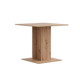 Home Affaire Esstisch &raquo;Capua, Esstisch, K&uuml;chentisch, Bistrotisch, Speisetisch&laquo; Leicht zu bewegen, ideal f&uuml;r kleine R&auml;ume, Ma&szlig;e: 80 x 80 cm braun B/H/T