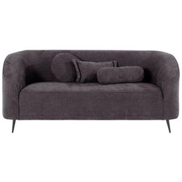 Home Affaire 3-Sitzer &raquo;Ashly&laquo; in 3 Bezugsvarianten, Boucl&eacute;, Samtoptik und Struktur weich. grau 100% Polyester B/H/T: 184cm x 81cm x 80cm, Struktur 