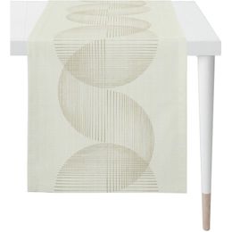 Apelt Tischl&auml;ufer &raquo;5702 HERBSTZEIT, Herbstdeko, Herbst&laquo; Jacquardgewebe beige Polyester, Viskose B/L: 48cm x 140cm, 1 Stk., rechteckig