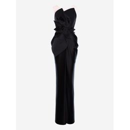 Acob A Porter Abendkleid Damen Gr&ouml;&szlig;e 34 schwarz Sommerkleid