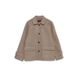 V&eacute;ro Moda Vero Moda Jacke 'AWAya' Damen Gr&ouml;&szlig;e S greige Sommerjacke