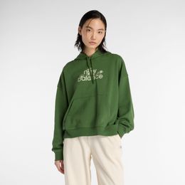 New Balance Sweatshirt 'Flower' Damen Gr&ouml;&szlig;e XXL pastellgelb / gr&uuml;n / pastellgr&uuml;n