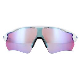 Oakley Sonnenbrille Radar EV Pfad OO9208-47 poliert wei&szlig; Prizm Schnee Saphir Iridium