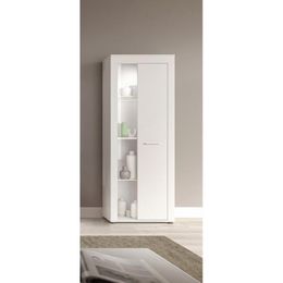 OTTO home Vitrine &raquo;AOSTA, H&ouml;he 159 cm, 1 T&uuml;r (li/re), 2 Glasb&ouml;den, 4 F&auml;cher&laquo; in verschiedenen Farbausf&uuml;hrungen, individuell kombinierbar, Standvitrine