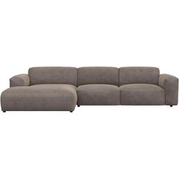FLEXLUX Ecksofa &raquo;Lucera bequem und komfortabel durch hochwertigen Sitzaufbau, L-Form&laquo; modern & anschmiegsam, Kaltschaum, Stahl-Wellenunterfederung 