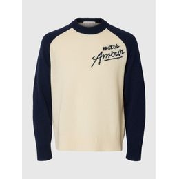 Selected Sweater 'Selected X Hotel Amour' male size M Cream / Navy